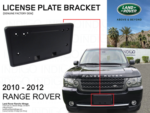 2010-2012 Land Rover Range Rover Front License Plate Bracket LR016904 ...