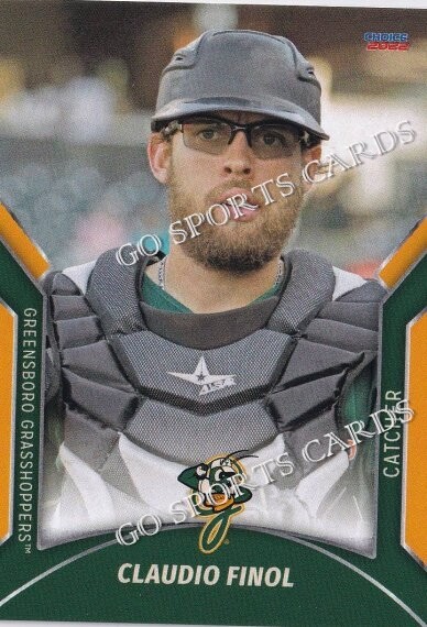 2022 Greensboro Grasshoppers Claudio Finol RC Rookie Pittsburgh Pirates ...