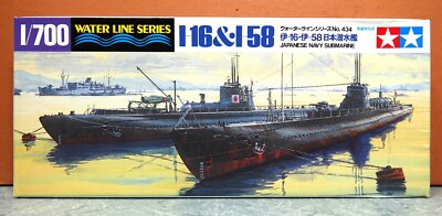 1/700 TAMIYA I-16 & I-58 JAPANESE SUBMARINE MODEL KIT # 434 | eBay