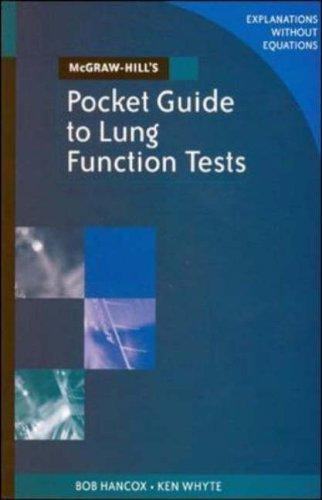 Pocket Guide to Lung Function Tests by Kenneth Frank Whyte, Robert John ...