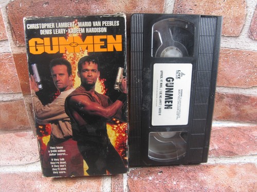 Gunmen VHS Christopher Lambert, Mario Van Peebles, Denis Leary; Deran ...