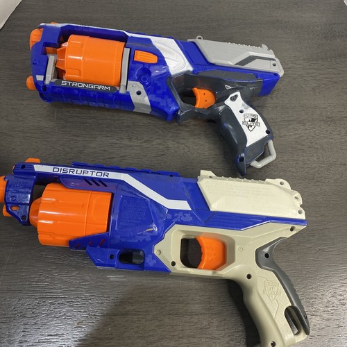 nerf lot of 2 strongarm and disruptor | eBay