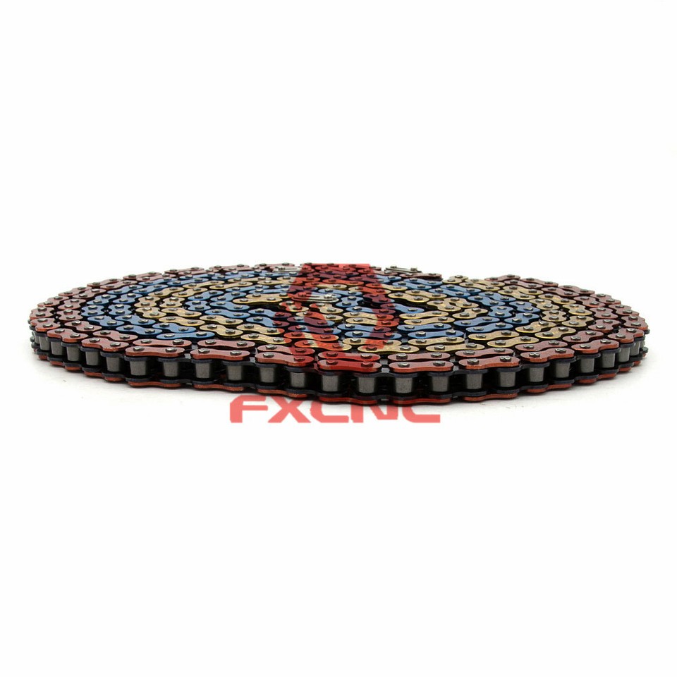 FXCNC Red 420 Chain 110 Link For 110cc 125cc Dirt Pit Bike Quad TaoTao ...