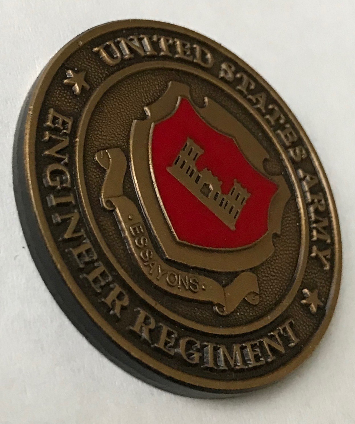 US Army Corps of Engineers ENGINEER Regiment ESSAYONS SAPPERS PE Coin ...