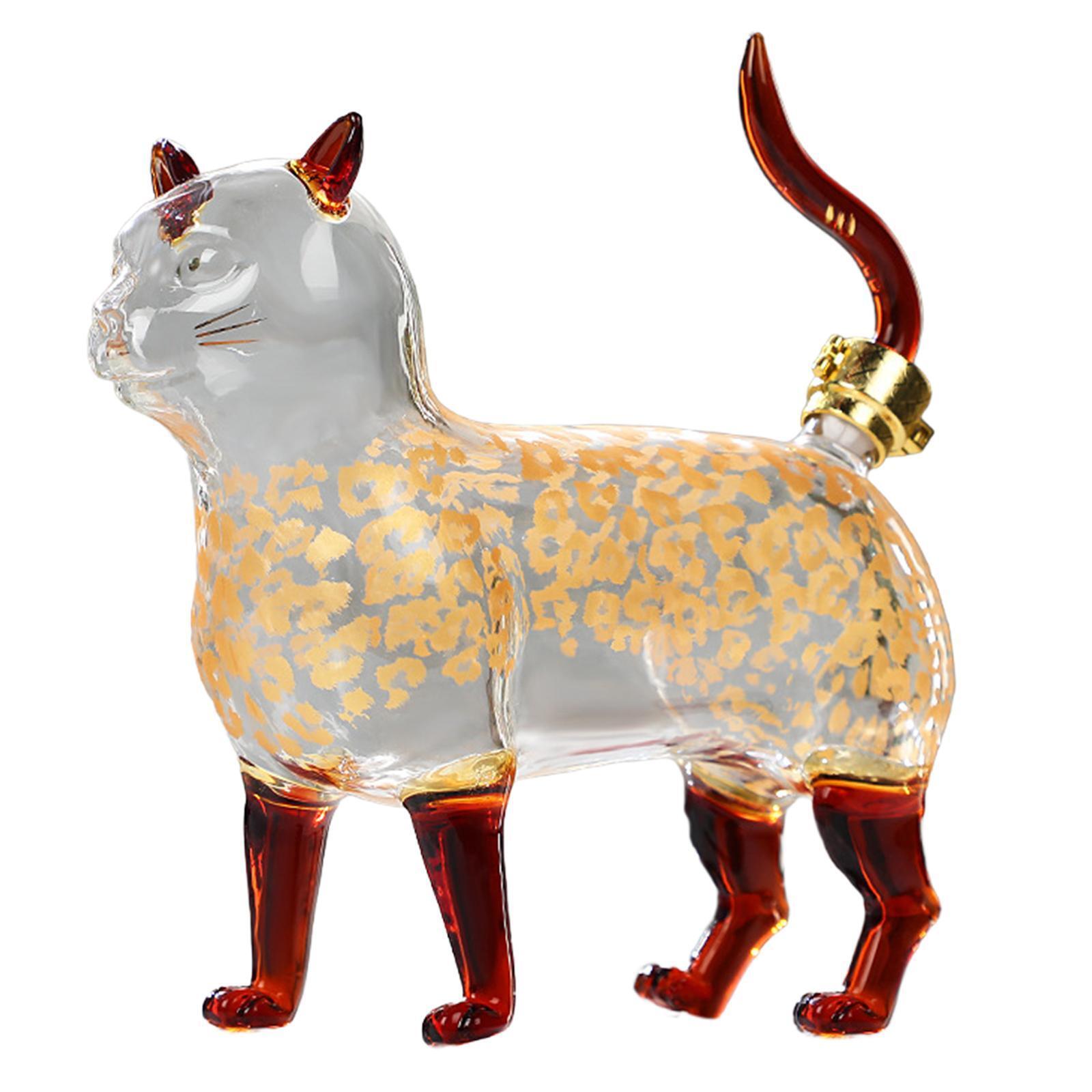 Cat Shape Decanter Glass Decanters for Entertaining Drinkware Holiday ...