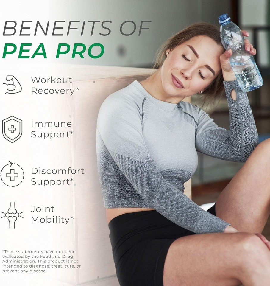 Ultra Micronized Palmitoylethanolamide (Pea) Supplement - 1500 MG per ...