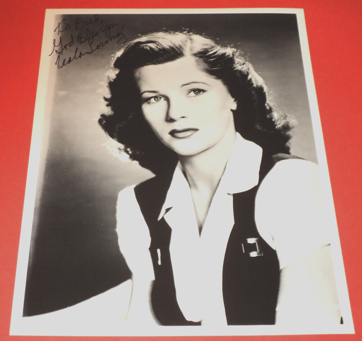 Teala Loring ~ 8 x 10 B&W Authentic Autographed Photo | eBay