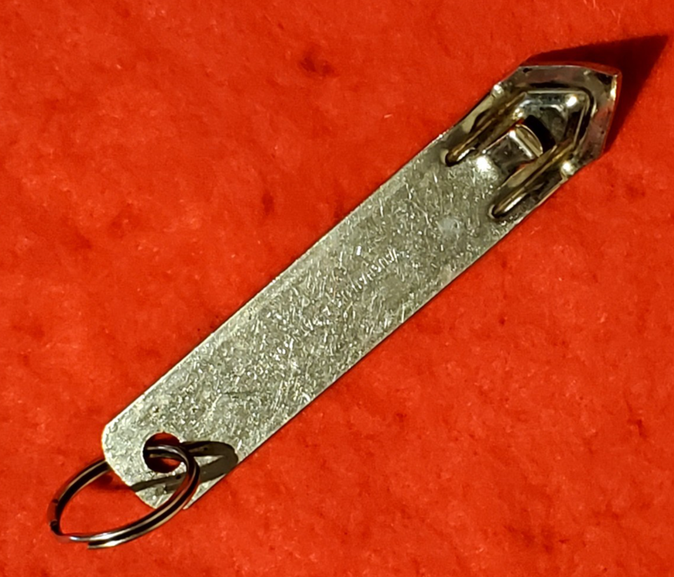 Vtg 4" "QuicknEasy" Stainless Steel Can & Bottle Opener/Key Fob/Defense Tool USA | eBay
