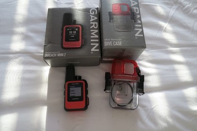 Garmin inReach Mini 2 Satellite Communicator with Dive Case - Flame Red ...