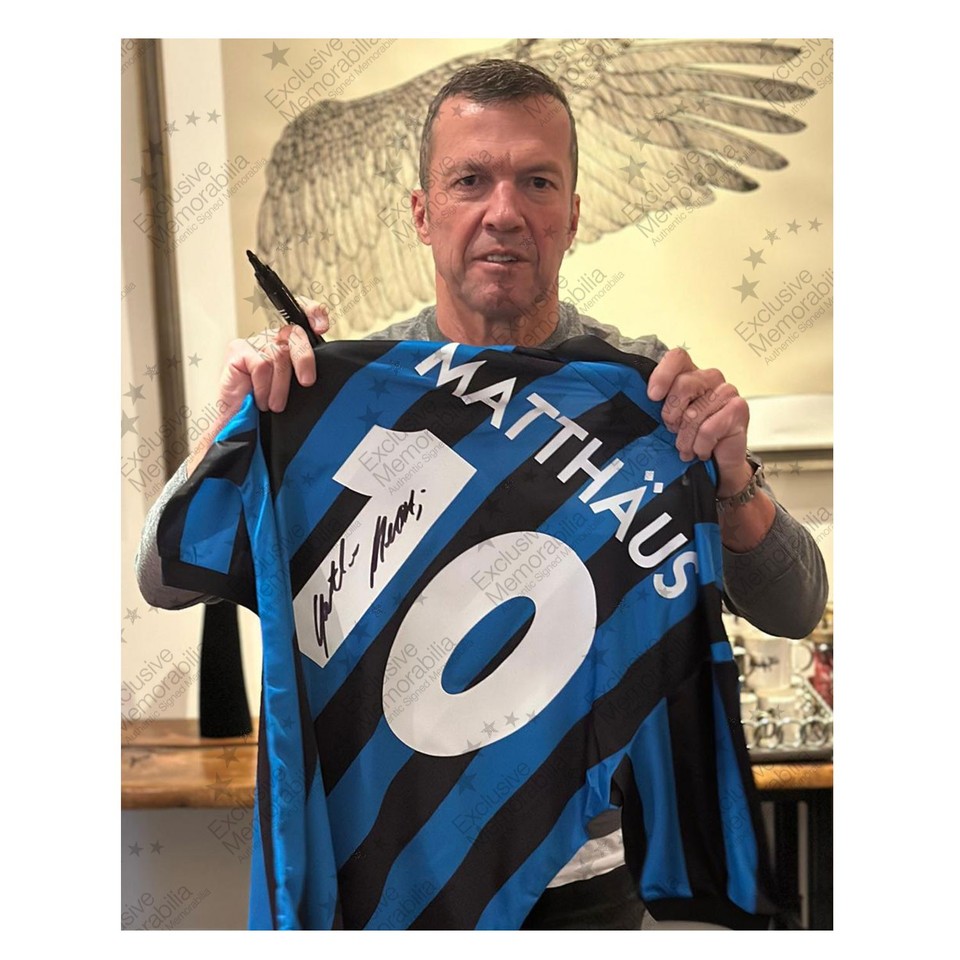 Lothar Matthäus Inter Milan 1990 Home Football Jersey | eBay