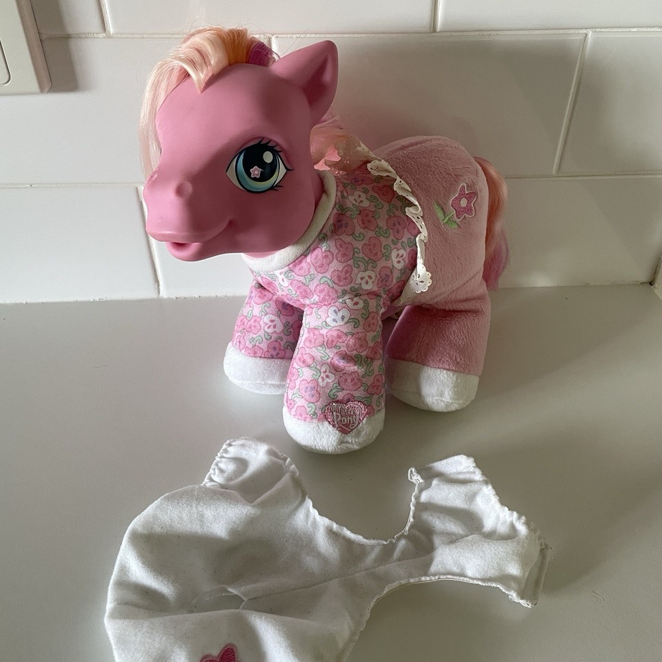 My Little Pony Baby Alive 2003 G3 Soft Pony Rose Blossom Plush Hasbro ...