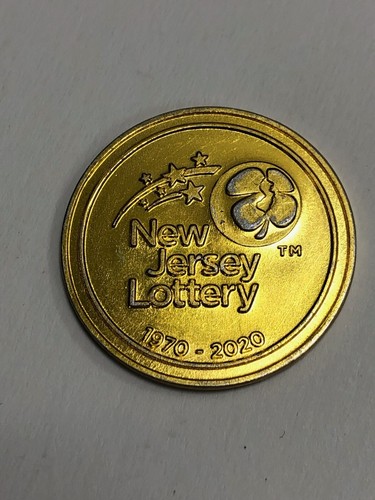 New Jersey lottery 50th anniversary Aluminum Scratch off Coin lotto ...