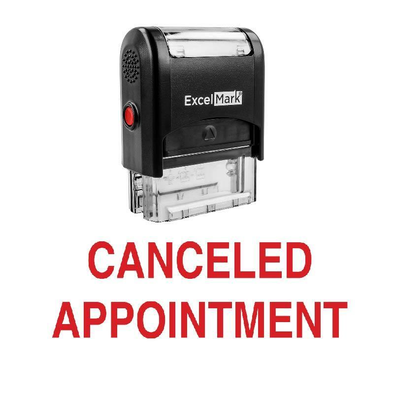 CANCELED APPOINTMENT Stamp - Self-Inking / Red | eBay