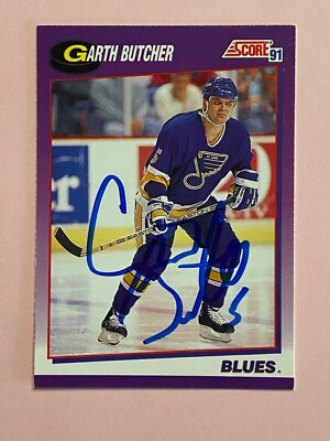 Garth Butcher 1991-92 Score IP Auto Autograph | eBay
