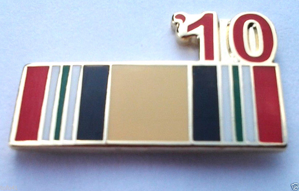 IRAQI FREEDOM 10 CAMPAIGN RIBBON *** Military Veteran Hat Pin P12285 EE ...