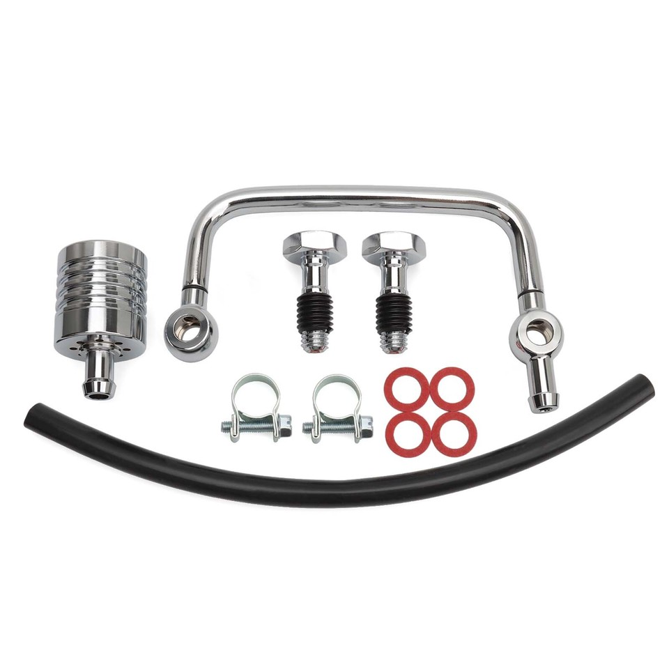 Crankcase Breather Bracket Kit Breather Canister For Harley Sportster ...