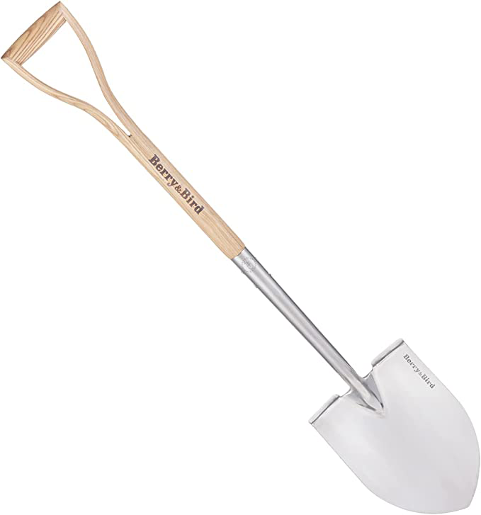 Berry&Bird Garden Tools Set Garden Round Point Digging Spade&Garden ...