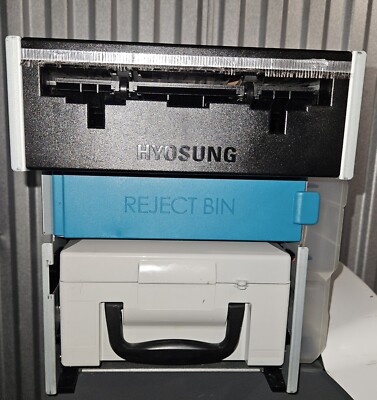 Hyosung ATM CASH DISPENSER With CASSETTE Incl. Both Refurbished. Combo ...