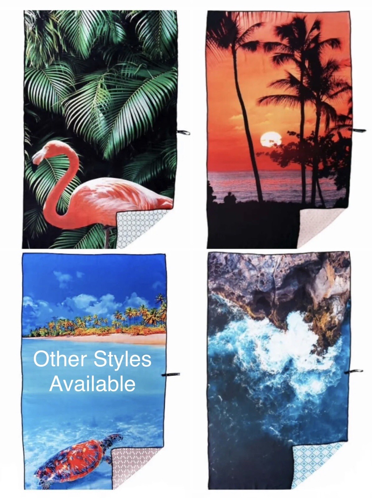 Whitley Willows Sea Turtle Beach Towel Microfiber Yoga Gym Travel Pool ...