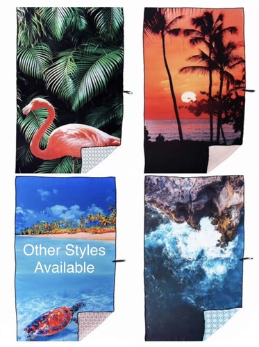 Whitley Willows Sea Turtle Beach Towel Microfiber Yoga Gym Travel Pool ...