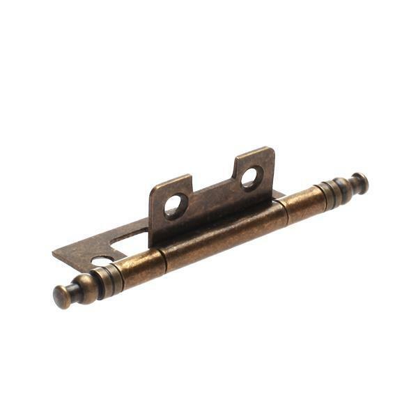 3inch X1.3inch Antique Bronze Flush Hinge With Finial For Drawer ...