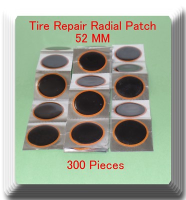 300 Pieces TP-052 Round Radial Repair Tire Patch Medium Size 52 MM High ...