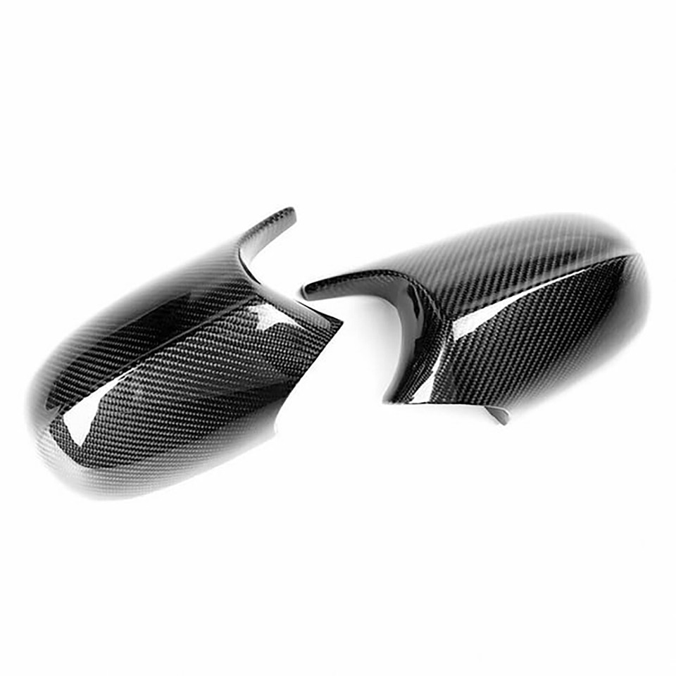 Carbon Fiber ABS M3 Style Mirror Cover Caps For BMW E90 E92 E93 LCI ...