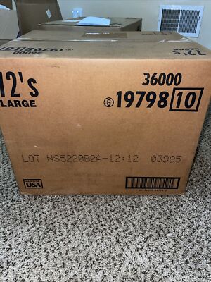 1987 Vintage Depends Full Sealed Case Mint Condition Size Large 72 ...