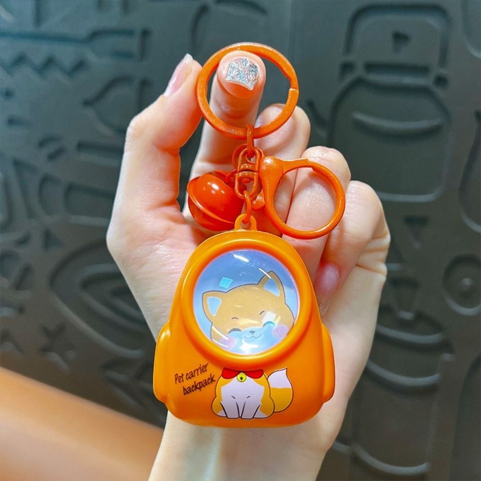 Cute Key Ring Ornaments Kawaii Keychain Animal Pattern Bag Pendants ...