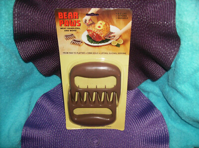 BEAR BROWN PAWS MEAT HANDLERS LIFTING SLICING SERVING DURABLE EZ LIFT ...