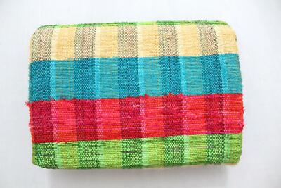 4X6 Rectangular Creatively Hand Woven Chindi Rag Rug Floor Carpet ...