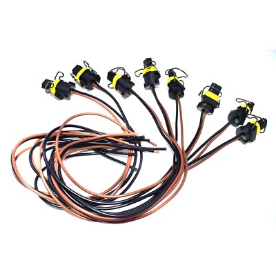 8x Turbo VGT Solenoid &IPR Pigtail Connector For Ford Powerstroke 6.0 7 ...