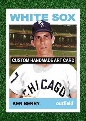 Ken Berry Chicago White Sox Baseball Art Card | eBay