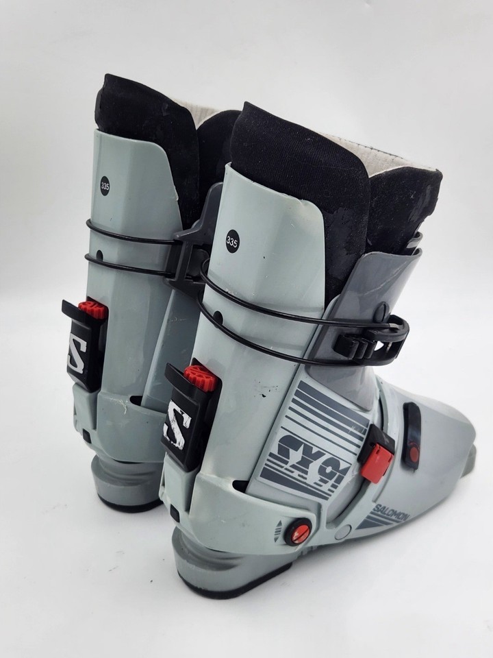 Vintage Salomon SX 91 Rear Entry Alpine Downhill Ski Boots Size 335 ...