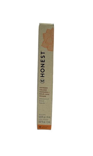Honest Extreme Volume Mascara+Bold Lash Primer- Intensely Black | eBay