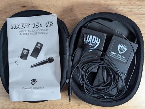 Nady 151 VR Wireless Receiver & LT-ST Bodypack Transmitter w/ Lavalier ...