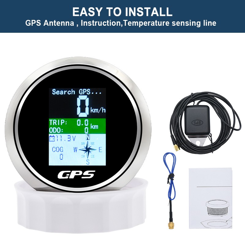 85mm Waterproof Digital GPS Speedometer Odometer Speed Gauge For Car ...