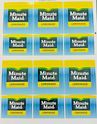 DECAL MINUTE MAID LEMONADE LEV 6/SHEET # D37/38-MML-1 | eBay