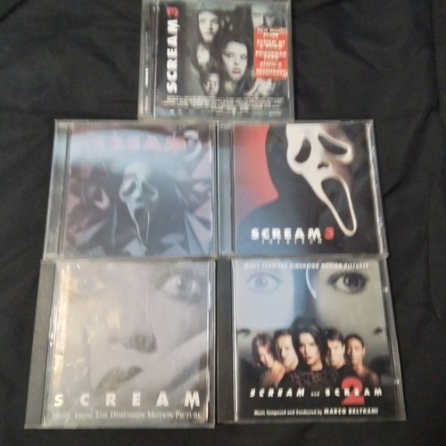Cd SOUNDTRACK SCREAM , 1&2,3. 5 CD LOT NRMT-MT ONLY ONE LISTED IN TITLE ...