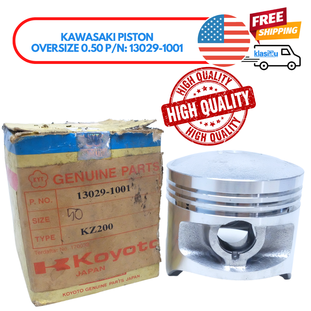 Kawasaki KZ200 Z200 KLT200 1981-1984 Piston Oversize 0.50 NOS JAPAN ...