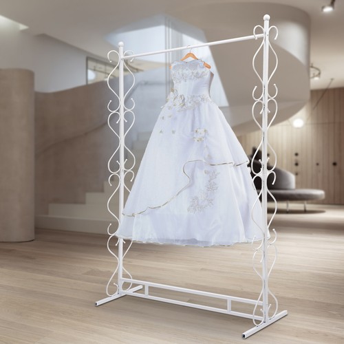 Metal Garment Rack Stand Bridal Wedding Dress Stand Floor Display ...