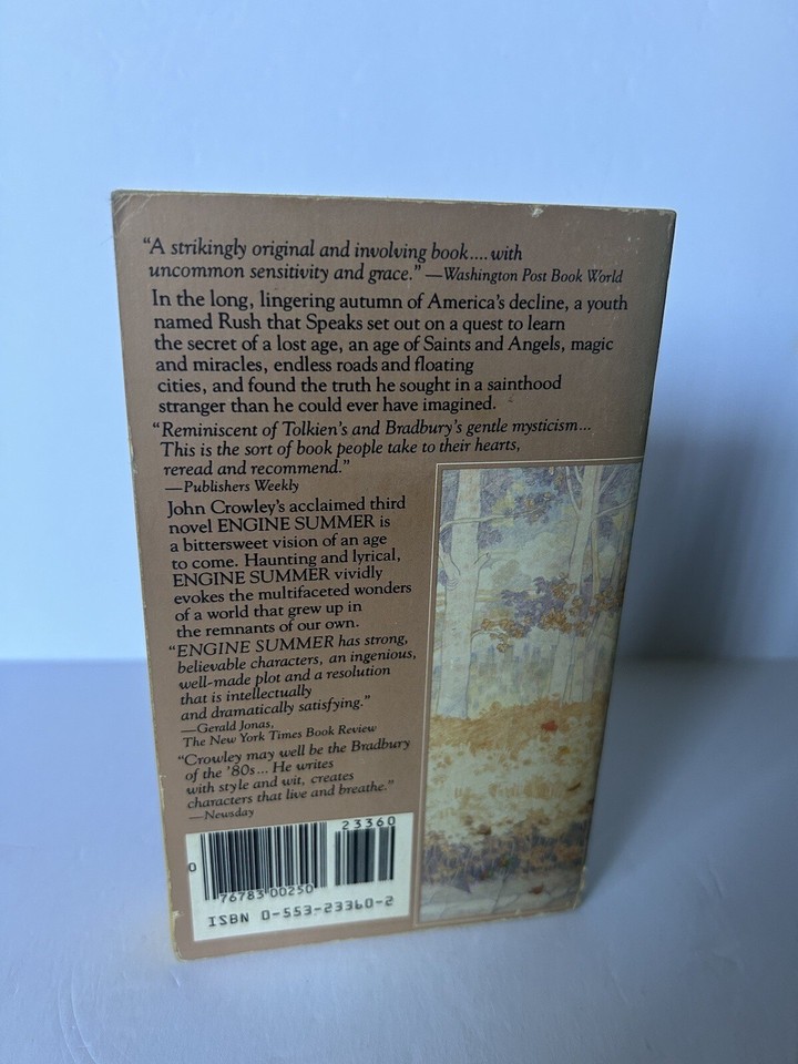 Engine Summer by John Crowley 1983 Bantam Books Science Fiction MMPB | eBay