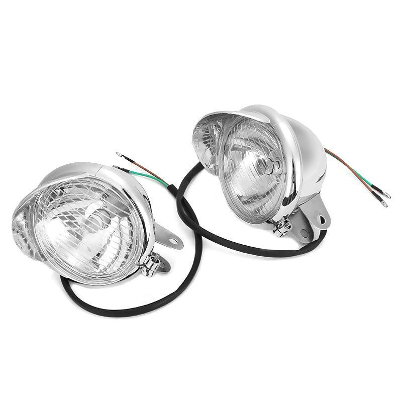 2x Motorcycle Headlight Visor Spot Fog Light For Suzuki Intruder ...