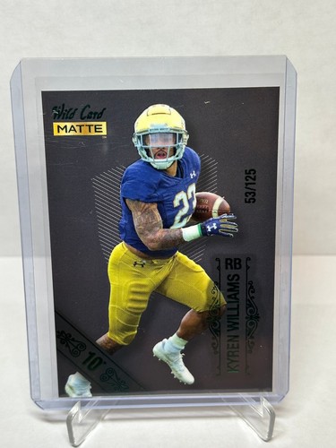 2022 Kyren Williams Wild Card Matte Green #53/125 with 10 Redemption ...