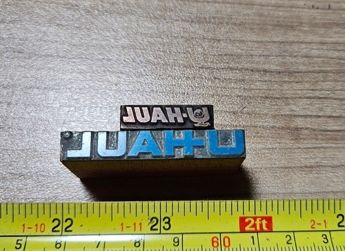 Vintage Letterpress Printing Block Uhaul U-Haul Logo Lot Advertising | eBay