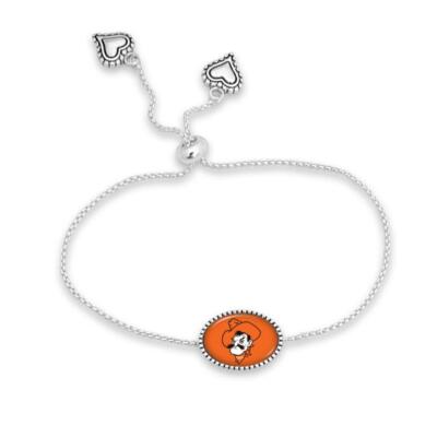 Oklahoma State Cowboys Kennedy Bracelet Adjustable Slider Bead Jewelry ...