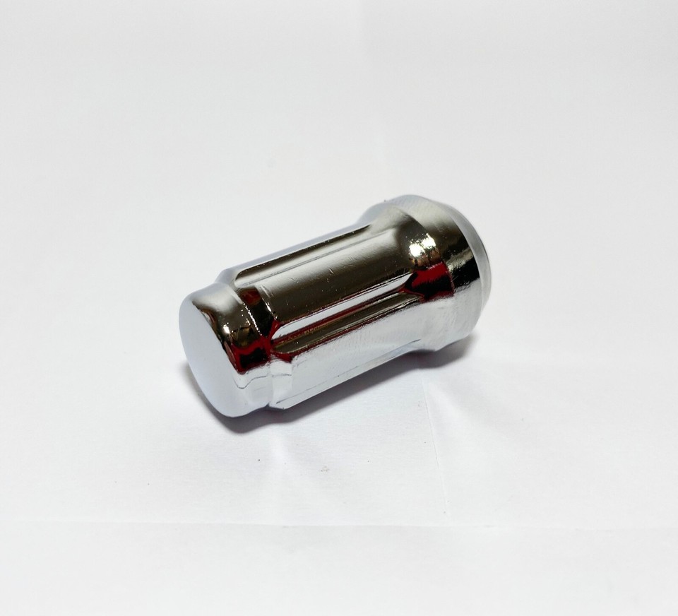 20 Chrome 6 Spline Lug Nuts 1/2x20 For 1964-2014 Ford Mustang Shelby GT ...