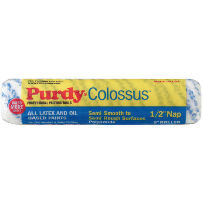 9" Purdy Colossus Medium Pile Roller Sleeve 0.5" Nap Paint Roller | eBay