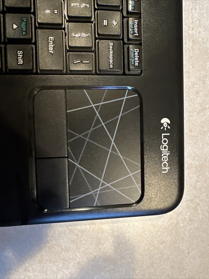 Logitech Wireless K400R Key Slim Keyboard with Touchpad Black (No ...