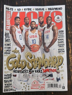 Slam Magazine Kicks 19 2016 Olympics Issue Jordan Poster Inside | eBay